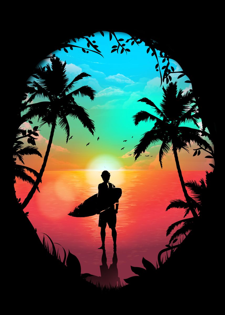 'Summer Break' Poster by Heart Puso | Displate