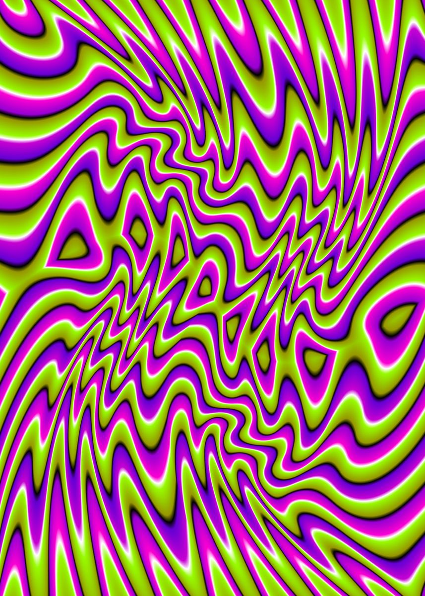 'Abstract motion illusion' Poster by Andrey Korshenkov | Displate