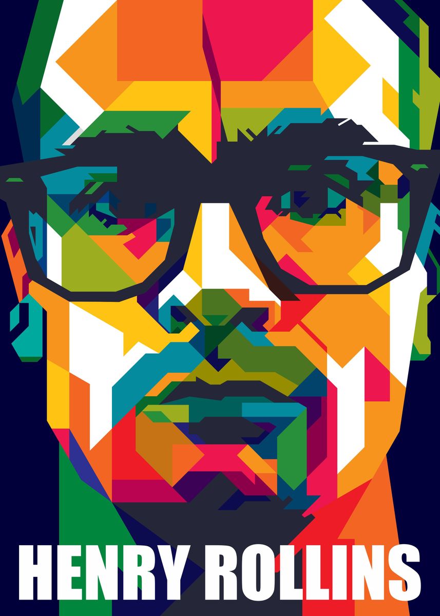 'Henry Rollins' Poster, picture, metal print, paint by Barnawi Madjiani ...