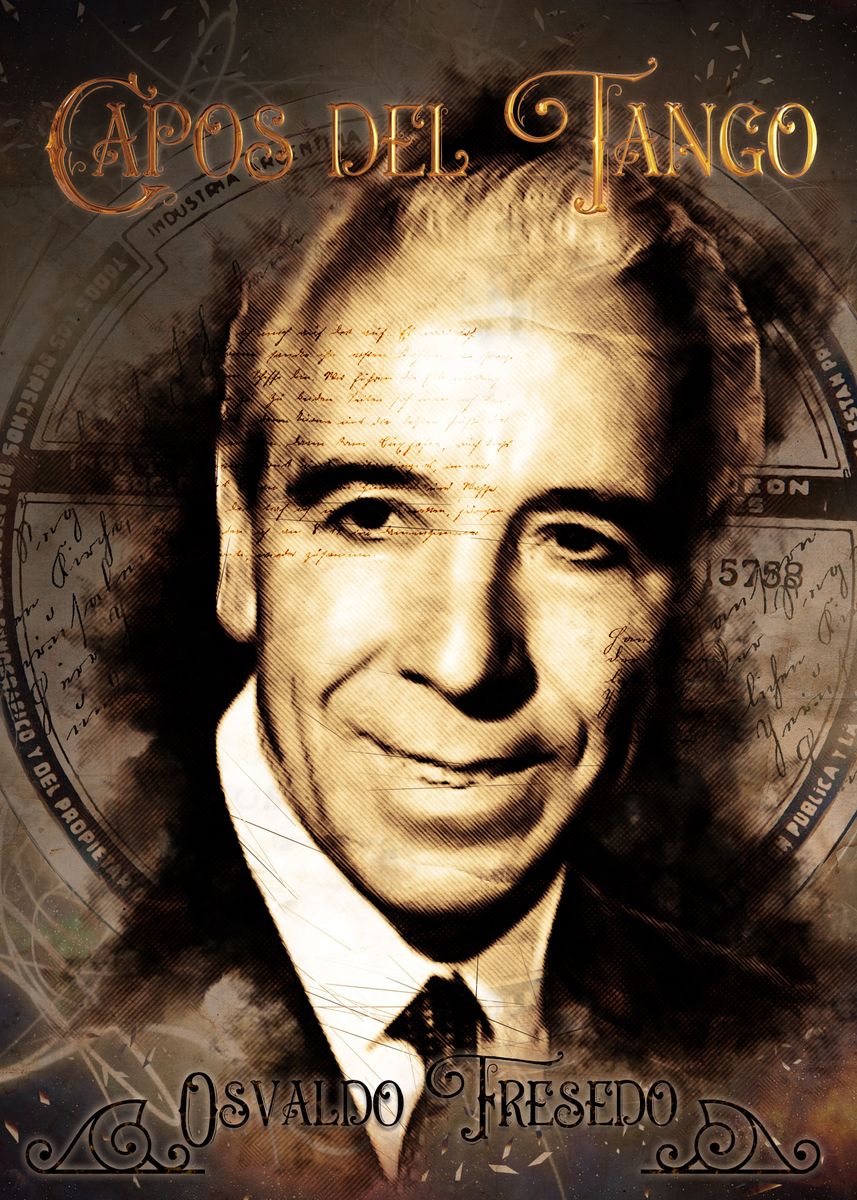 'Osvldo Fresedo' Poster, picture, metal print, paint by Petra ...