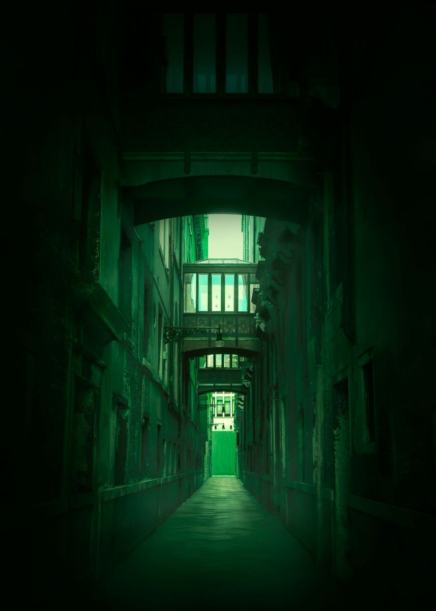 'Dark Street' Poster by Svetlana Sewell | Displate