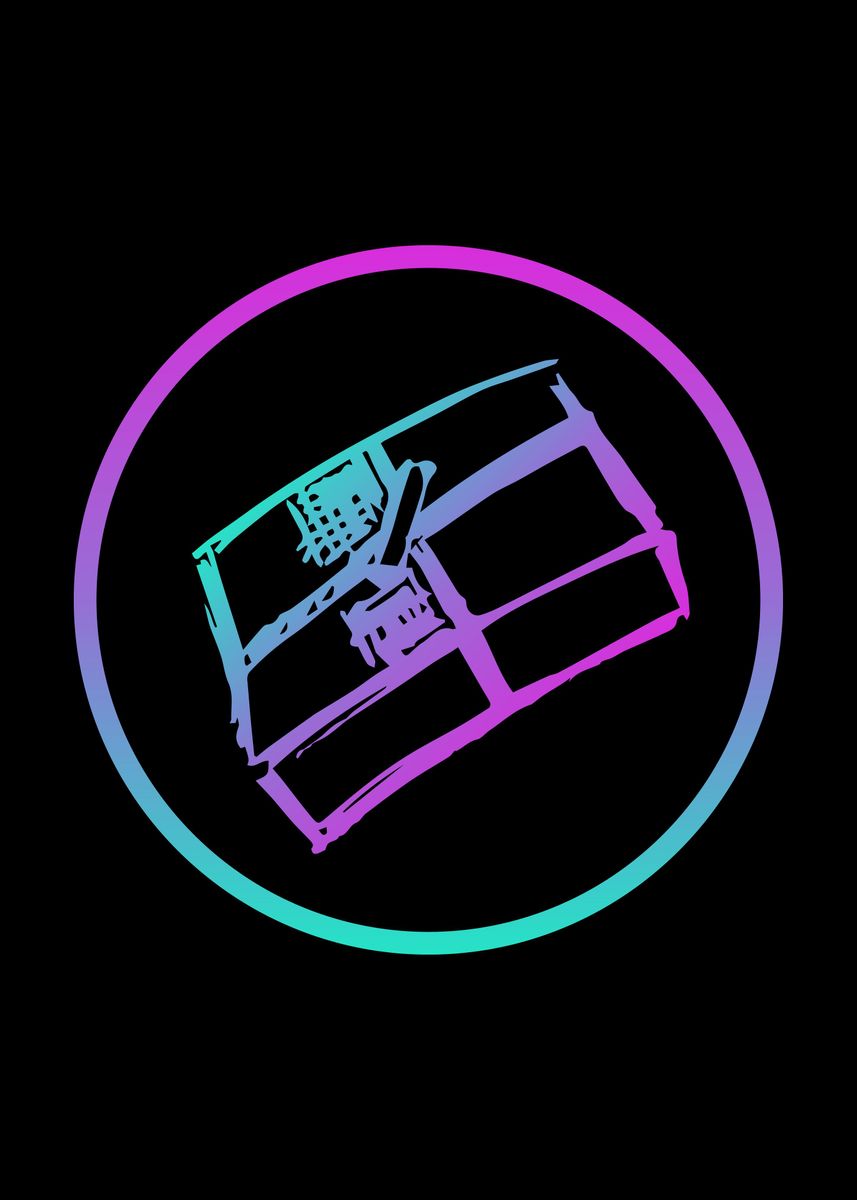 'Neon Holiday Gift 7' Poster, picture, metal print, paint by Maricris M ...