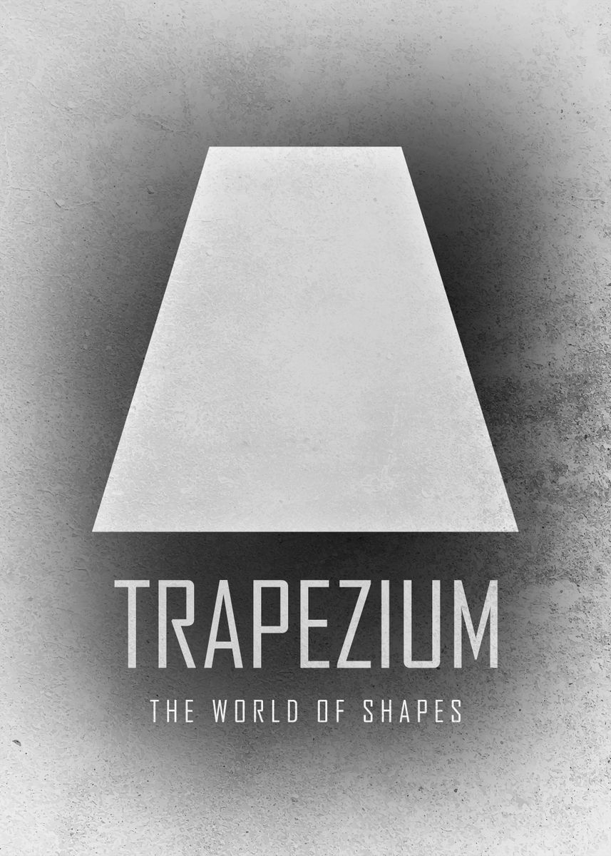 'Trapezium Black' Poster by BB Design | Displate