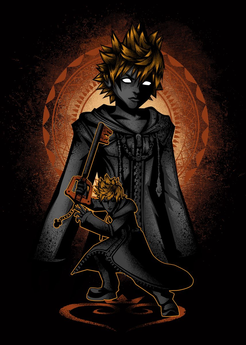 'Attack of Roxas' Poster, picture, metal print, paint by Hyper Twenty ...