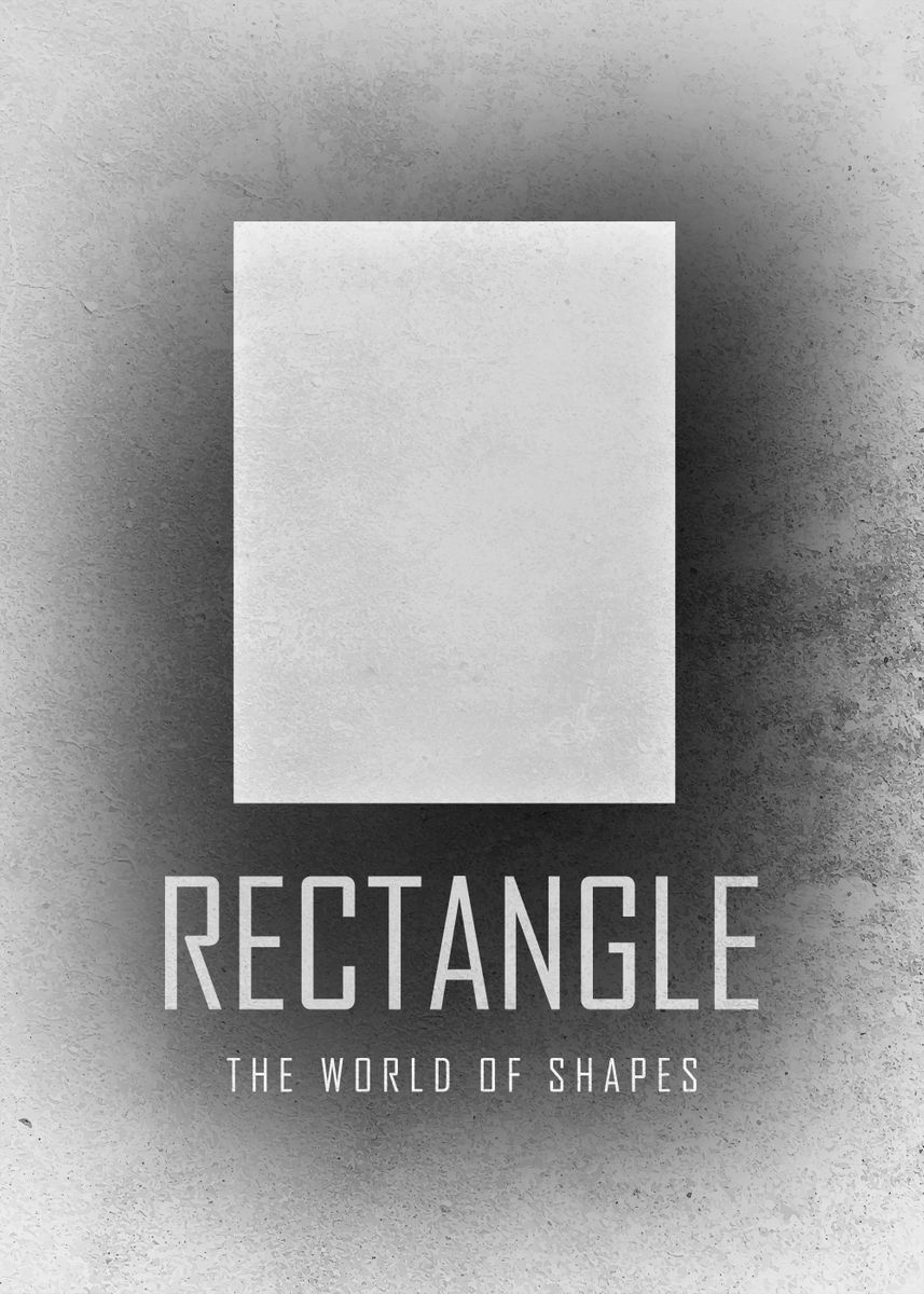 'Rectangle Black' Poster by BB Design | Displate