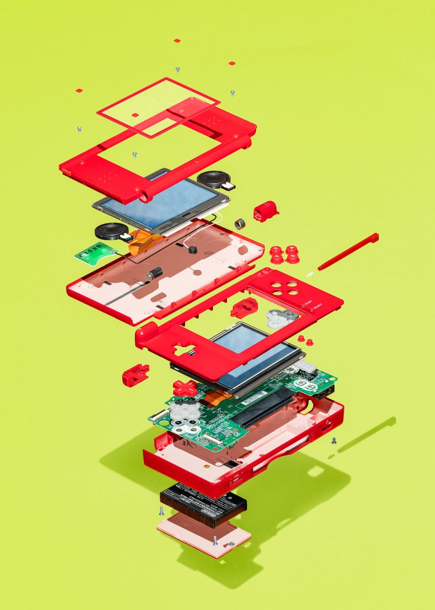 'Nintendo DS' Poster, picture, metal print, paint by Richard Parry ...