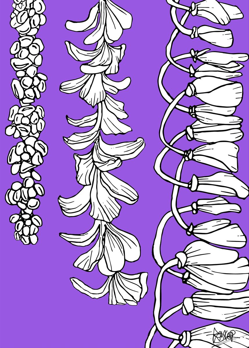 'Lei' Poster, picture, metal print, paint by Taylor Donohue | Displate