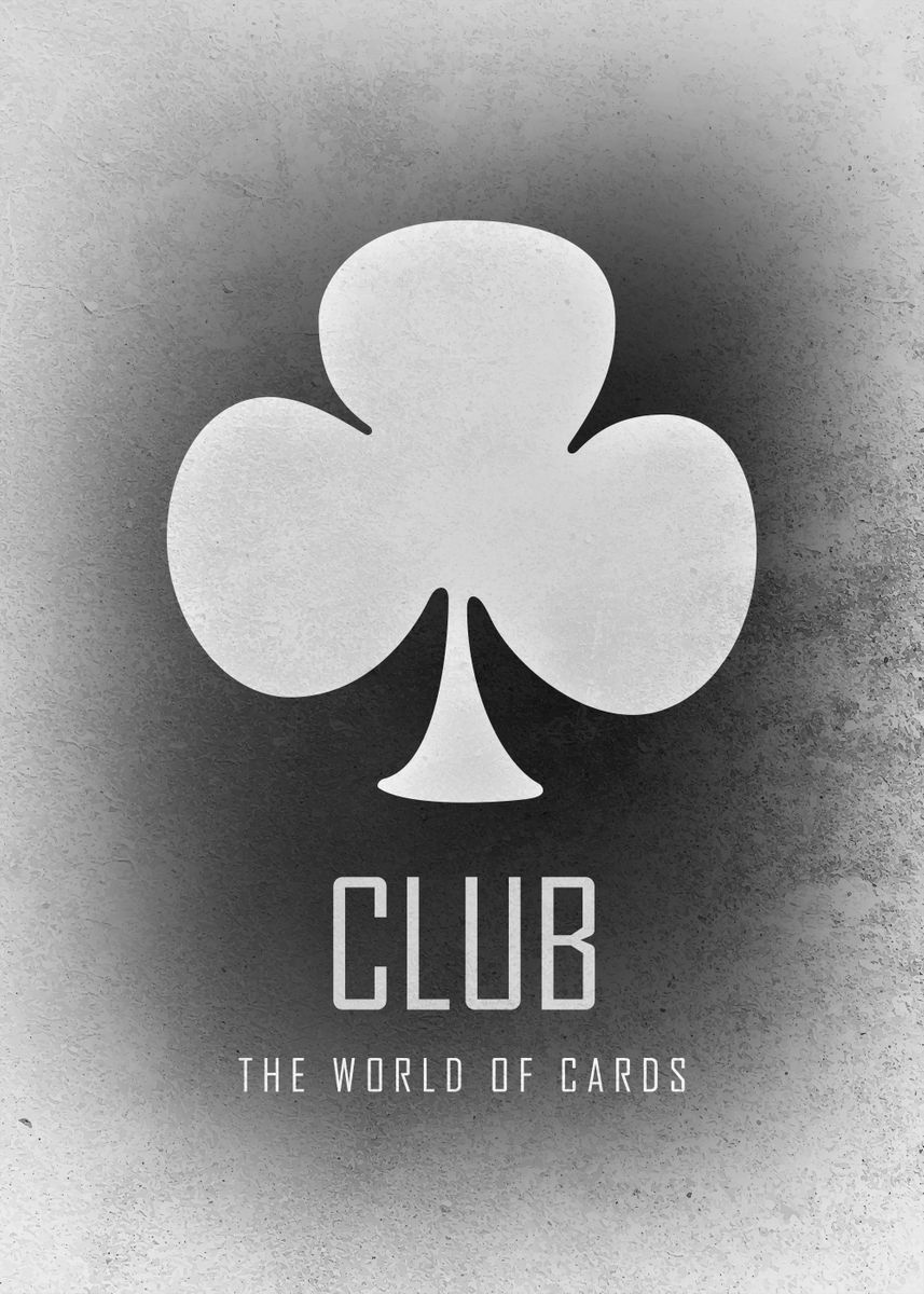 'Club Black' Poster, picture, metal print, paint by BB Design | Displate