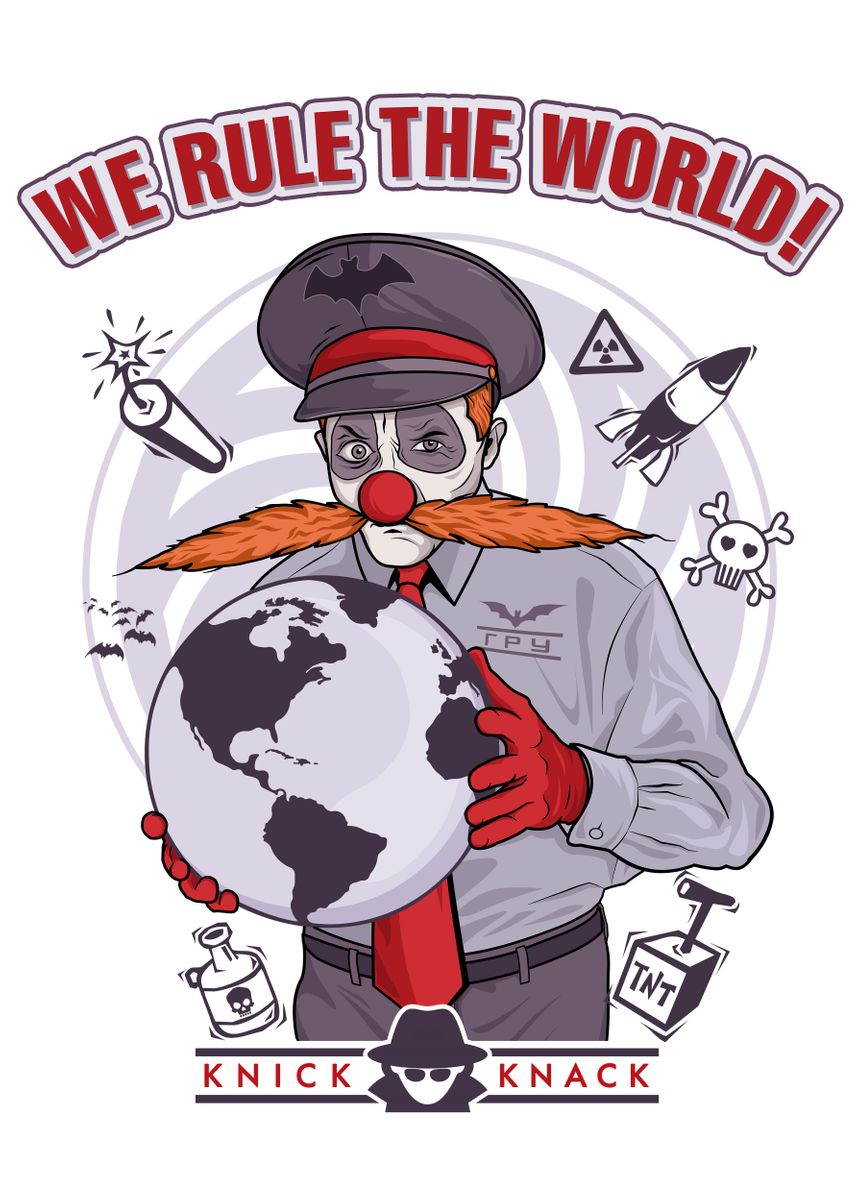 'We rule the world' Poster, picture, metal print, paint by troler ...