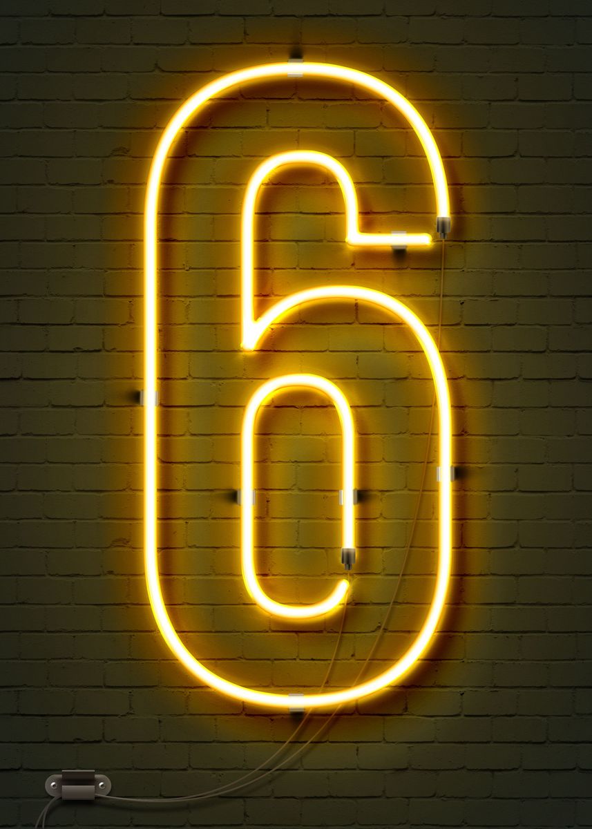 '6' Poster by StuStu | Displate