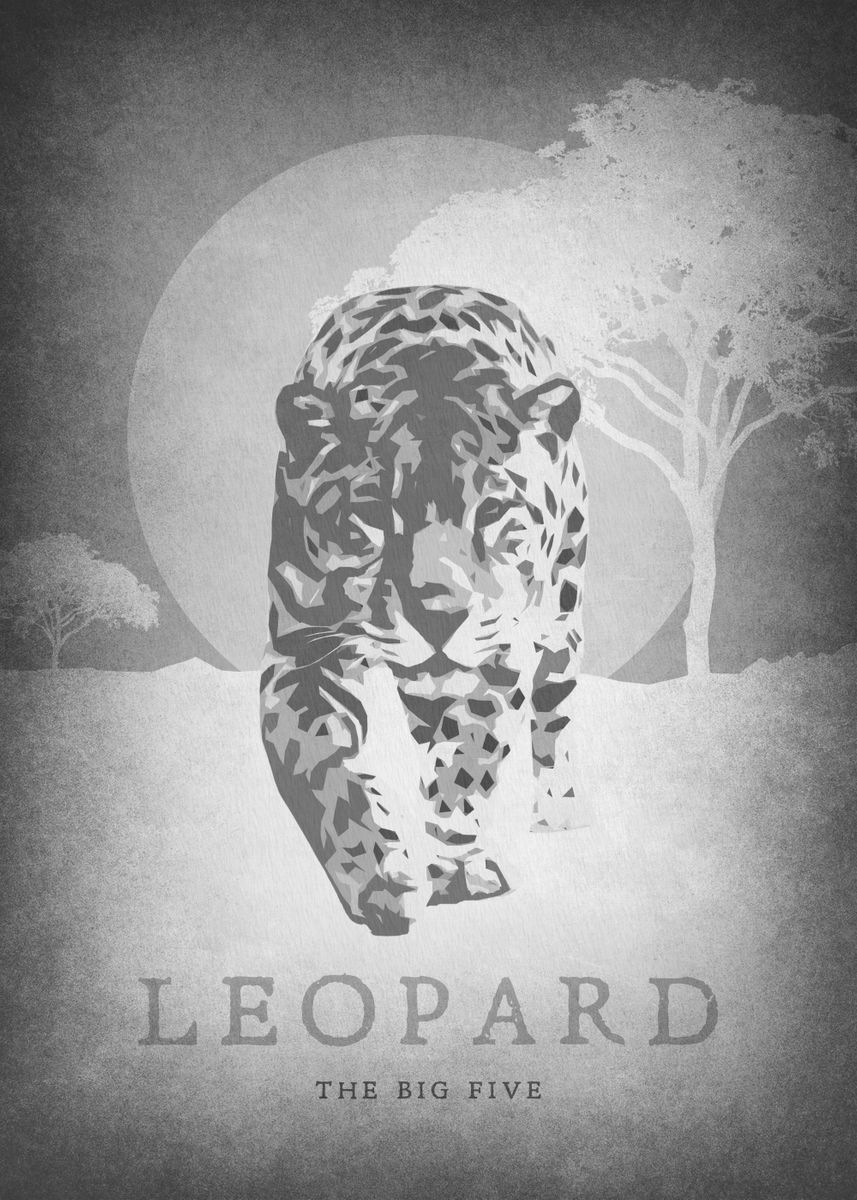 'Leopard' Poster by BB Design | Displate