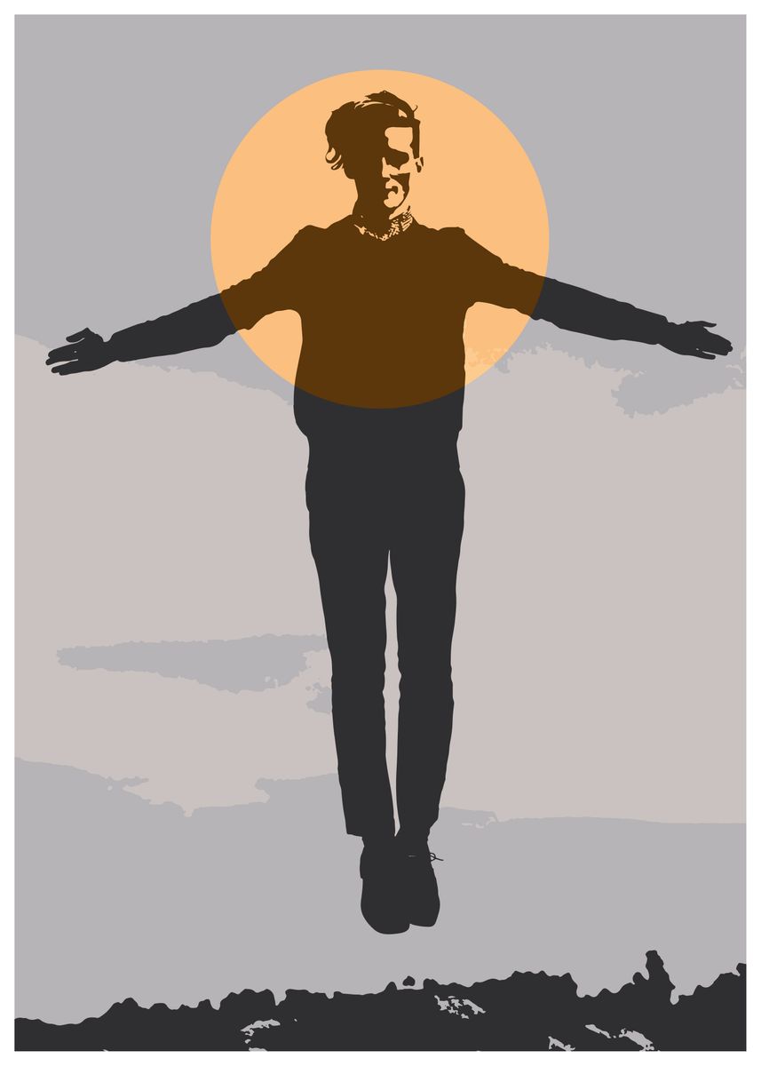 'Flying Man' Poster by YacineFox | Displate