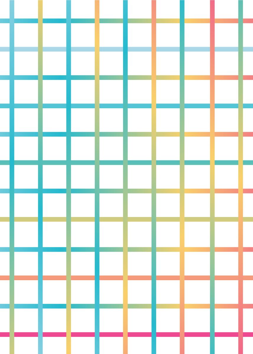 'colorful lines pattern' Poster, picture, metal print, paint by Shawlin ...