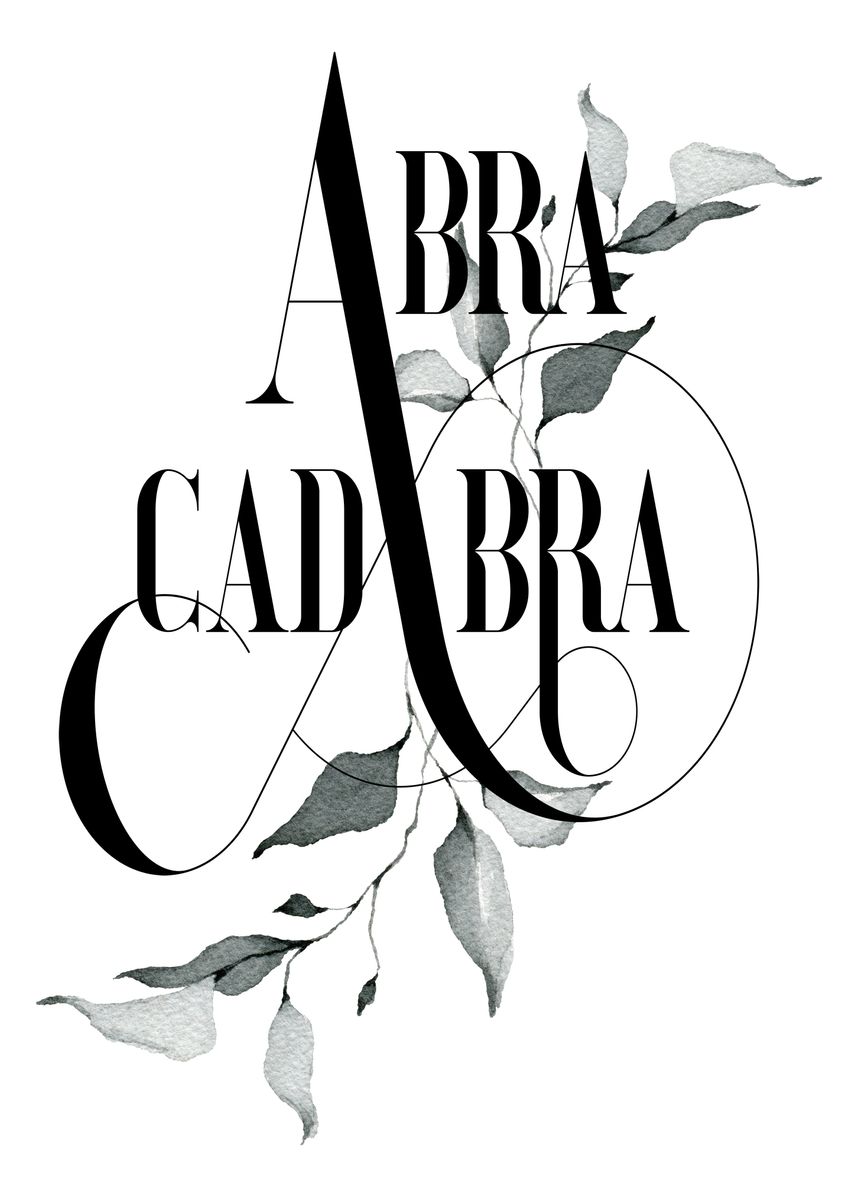 'Abracadabra ' Poster, picture, metal print, paint by Mohlala Design ...