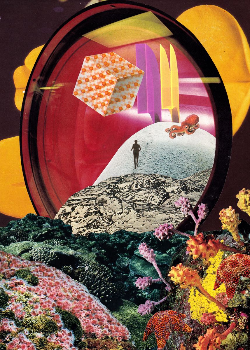 'The Gate [collage]' Poster, picture, metal print, paint by Lerson ...