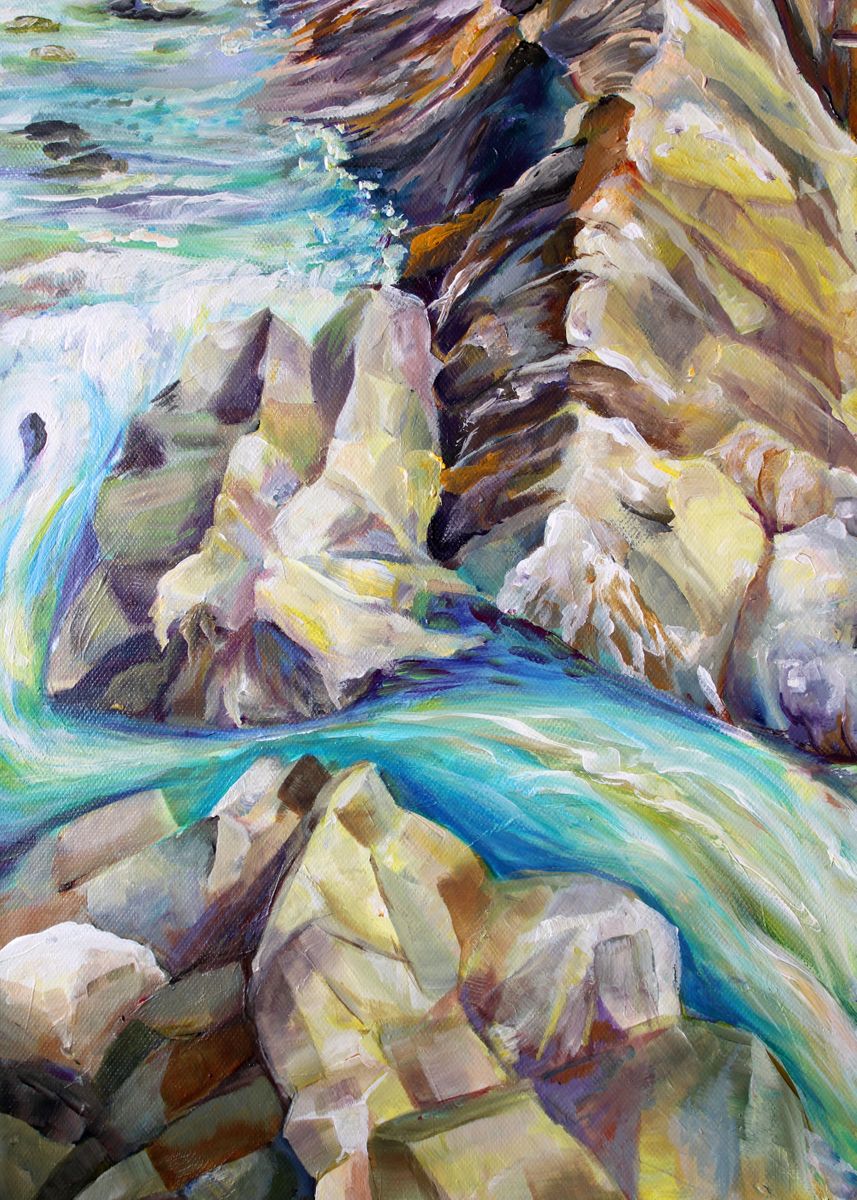 'Crystal River Colorado' Poster, picture, metal print, paint by Sonia ...