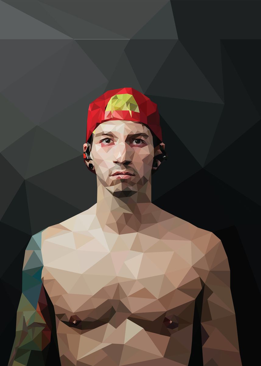 'Josh Dun' Poster, picture, metal print, paint by Blurry Gonner | Displate