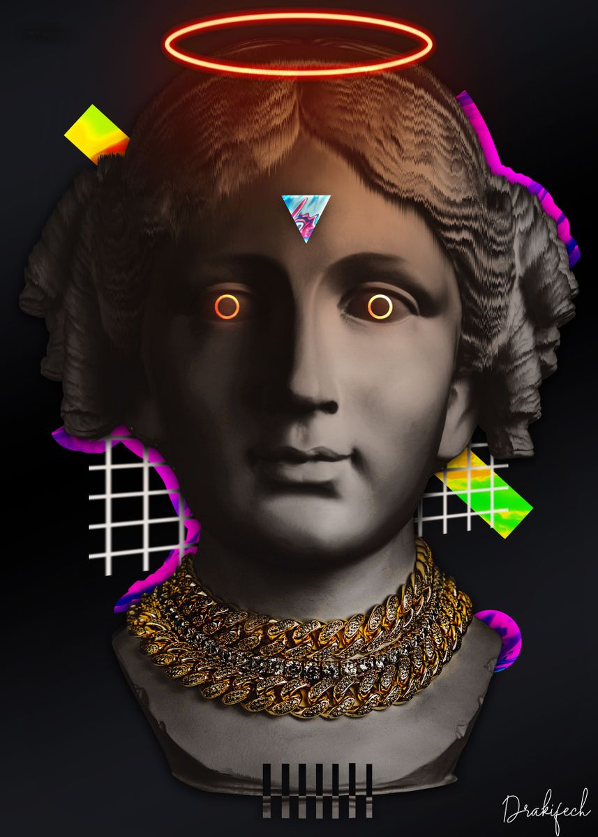 'Trippy Girl ' Poster by Killoxs | Displate