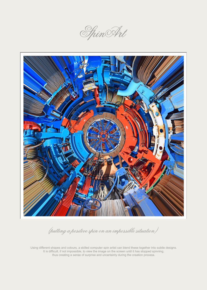 'Spin Art 01' Poster by Mike Pratt | Displate