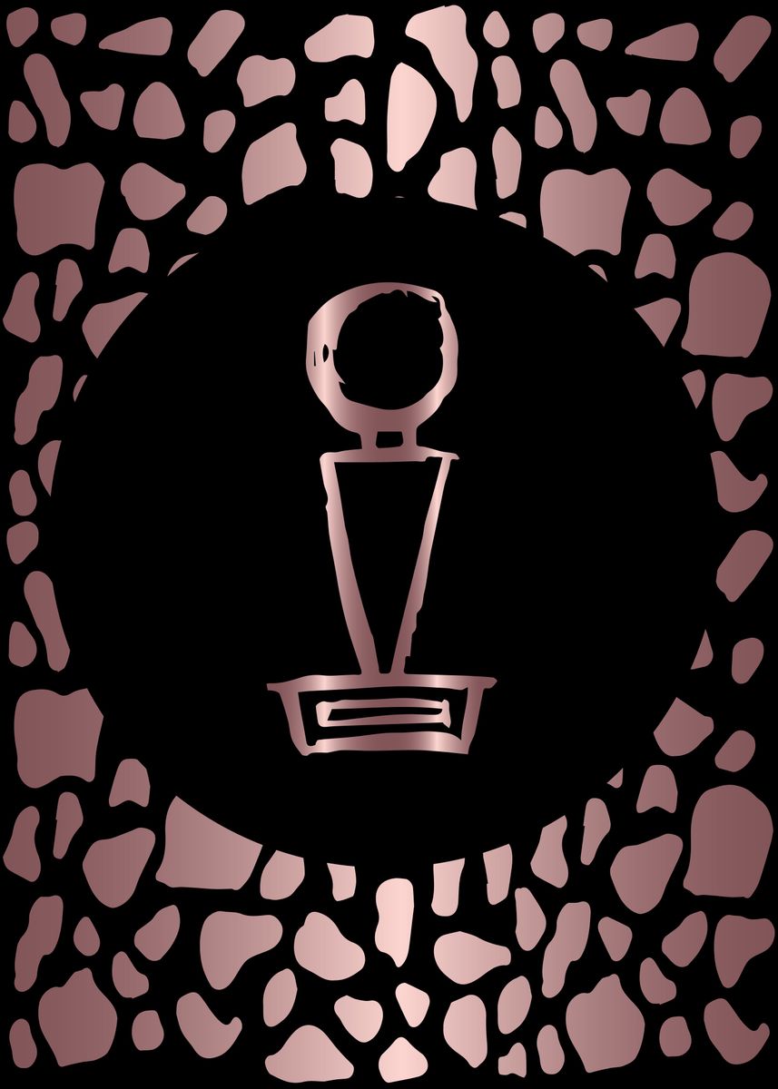 'Rose Gold Trophy 1' Poster by Maricris M | Displate