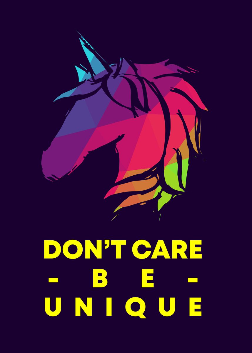 'Unicorn Unique 2' Poster by Maricris M | Displate