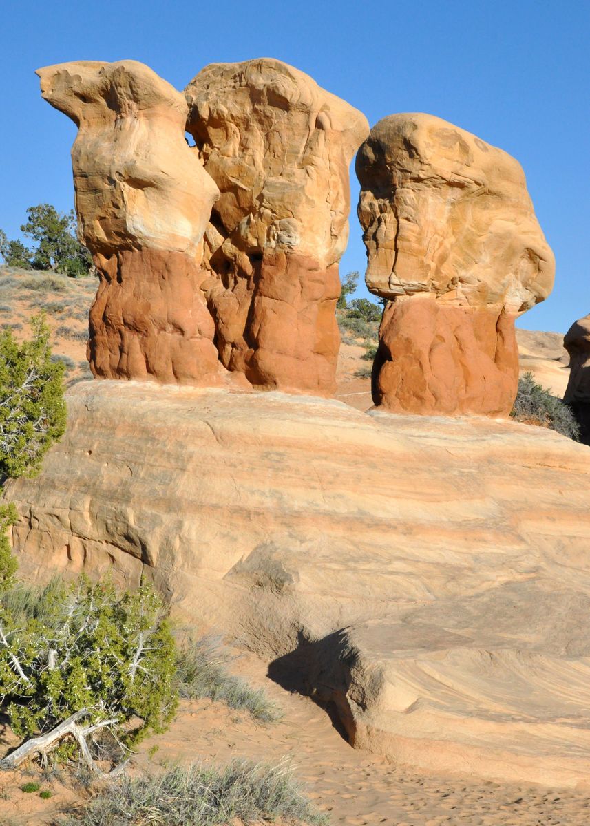 'devils garden utah' Poster, picture, metal print, paint by alex ...