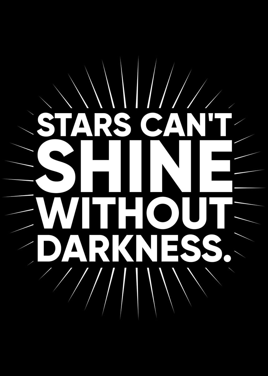 'stars inspirational' Poster by SplashDesign | Displate