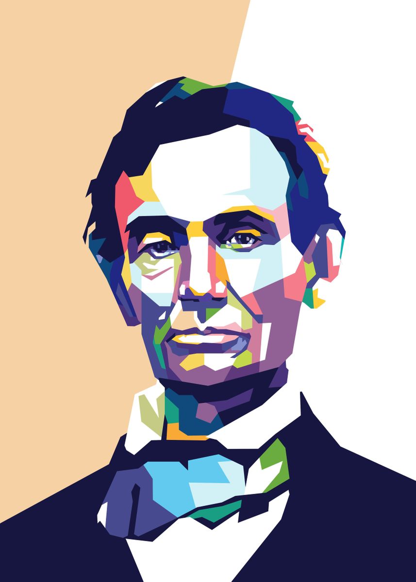 'Abraham Lincoln' Poster by Asrorie Mochamad | Displate
