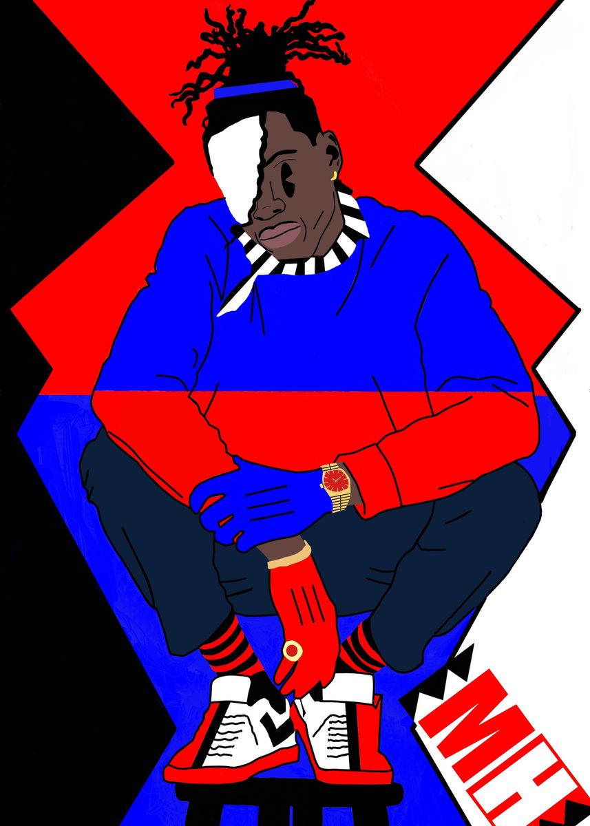 'CandySoup Style Rapper' Poster, picture, metal print, paint by Miles ...