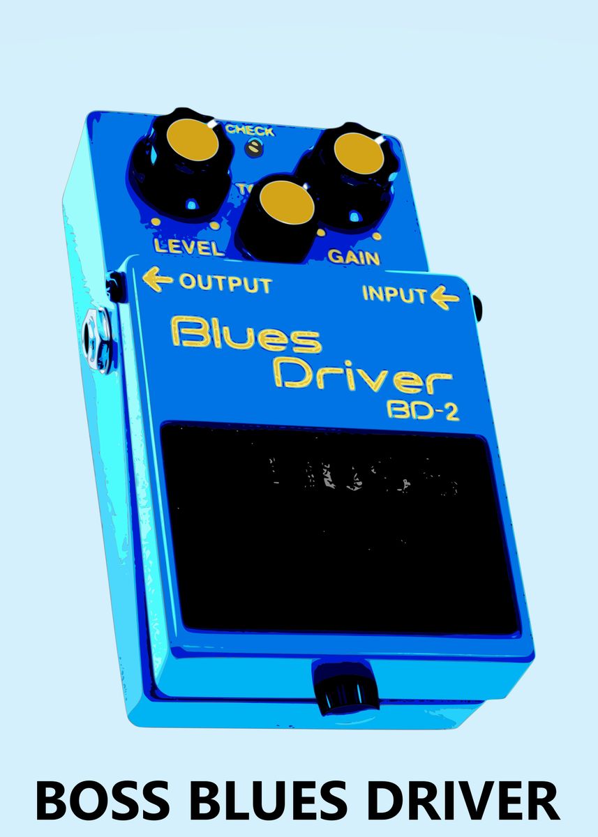 'Boss Blues Driver' Poster by Josh B | Displate