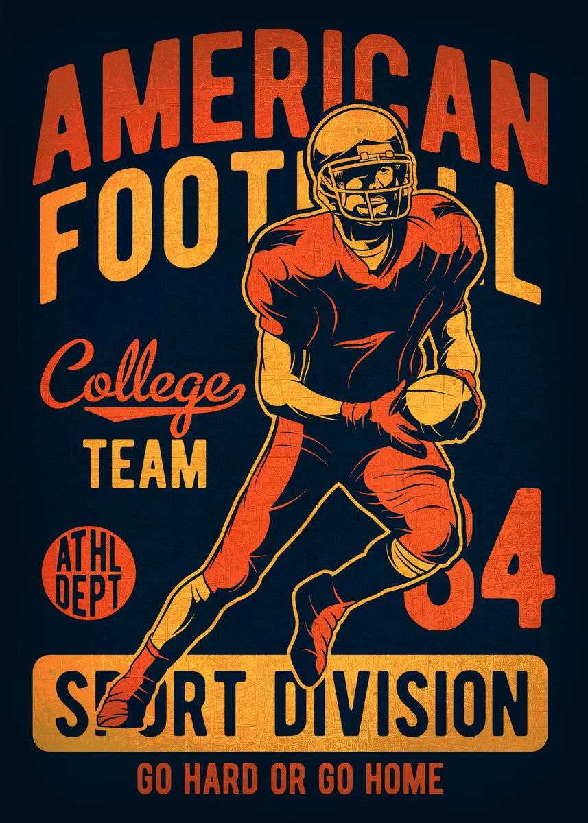 'American Football 7' Poster by Gab Fernando | Displate