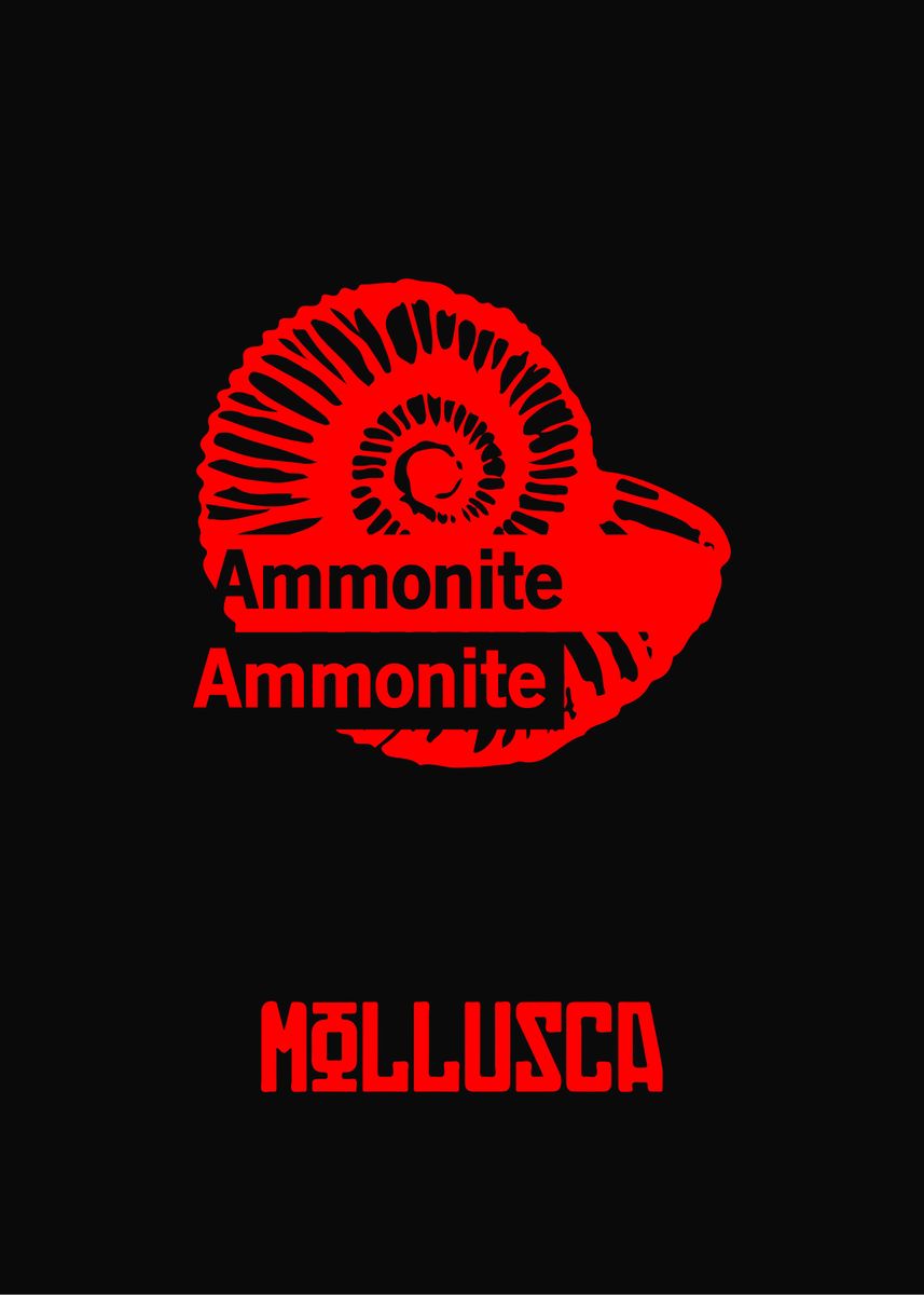 'Ammonite' Poster by Wilzon Caballes | Displate