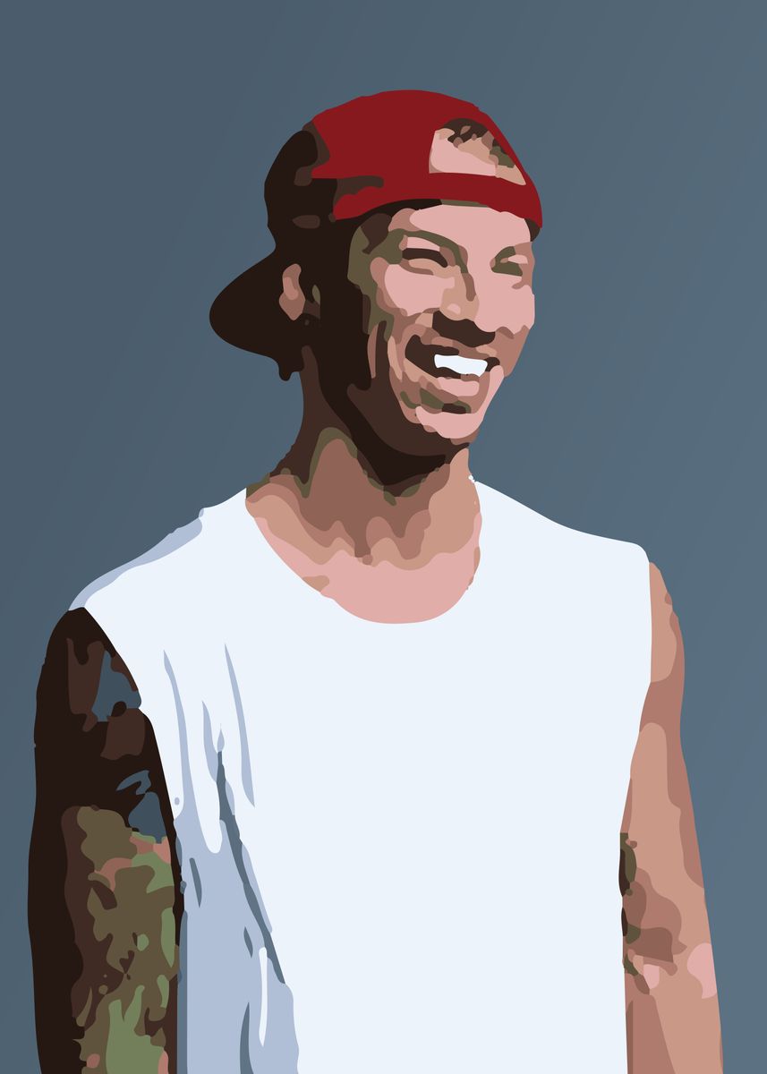 'Josh Dun' Poster, picture, metal print, paint by Blurry Gonner | Displate