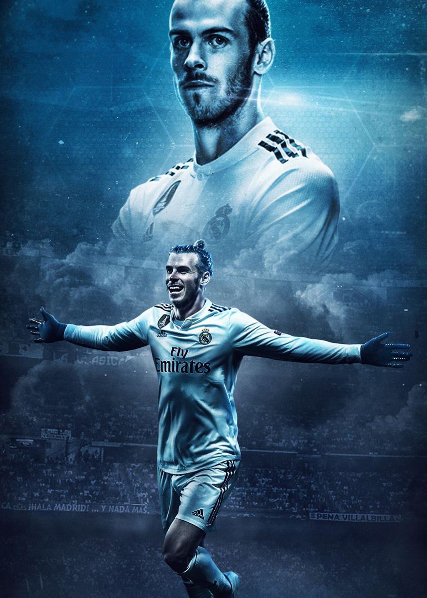 'Gareth Bale' Poster, picture, metal print, paint by Xenfrom | Displate