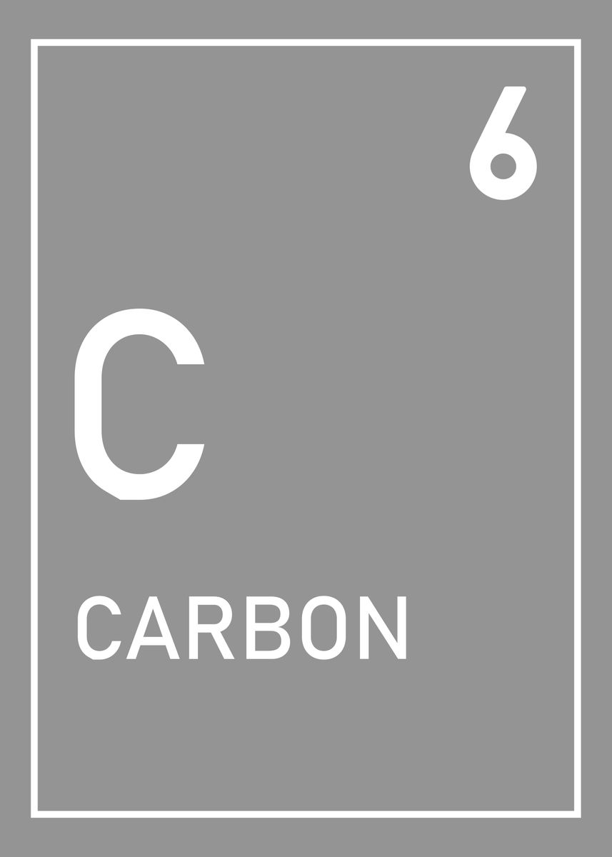 'Carbon Element' Poster, picture, metal print, paint by Jonathon McNabb ...