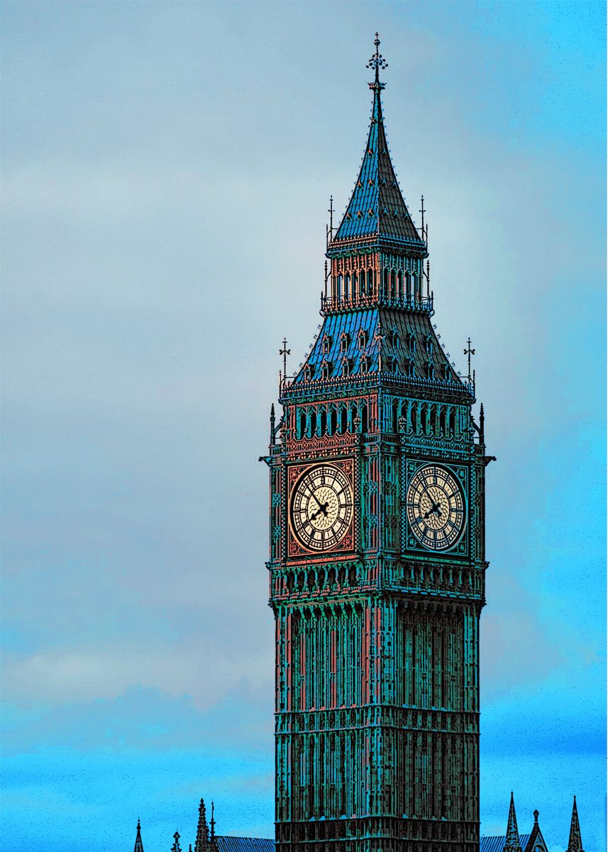 'The Big Clock' Poster, picture, metal print, paint by EthectorArt ...