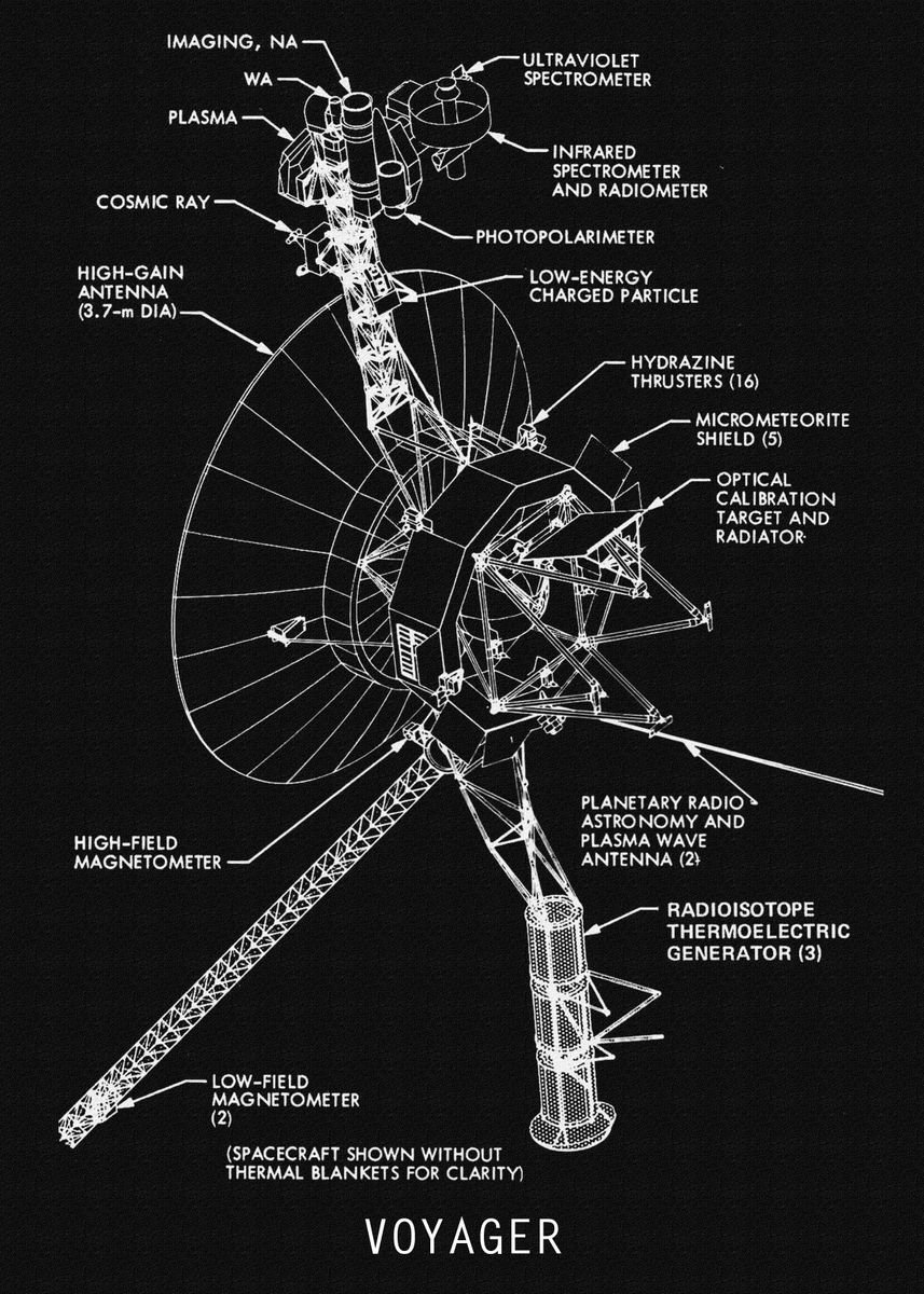 Voyager Spacecraft Blueprints