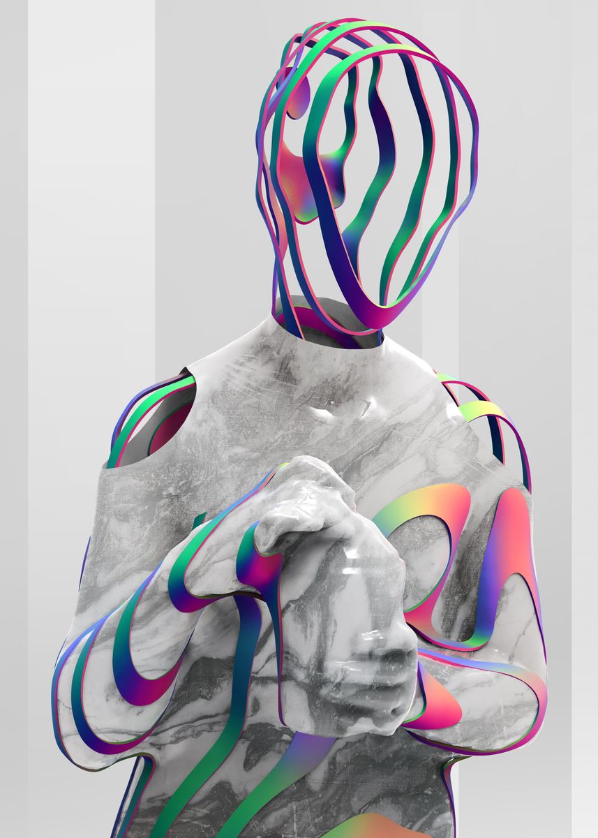 'PSYCHE' Poster by ross digiart | Displate