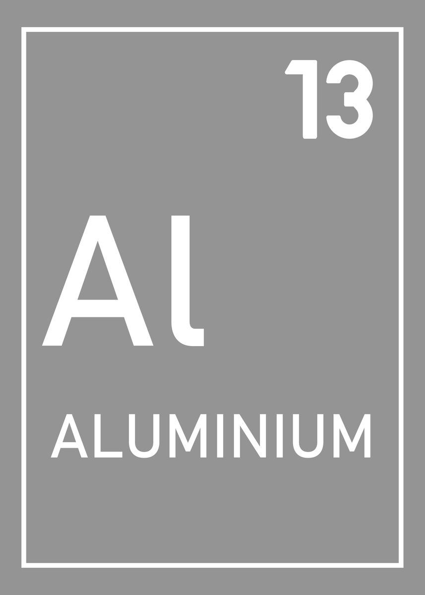 'Aluminum element' Poster by Jonathon McNabb | Displate