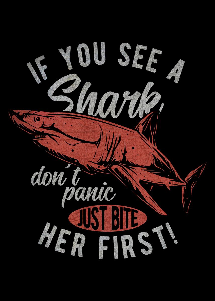 'just bite' Poster by Gab Fernando | Displate