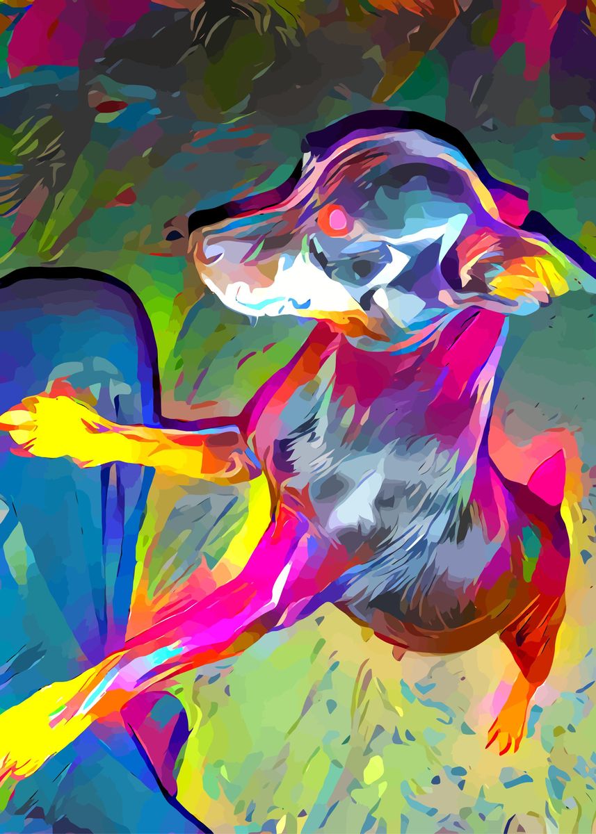 'Chiqui ' Poster, picture, metal print, paint by Whoisangulo Angulo ...