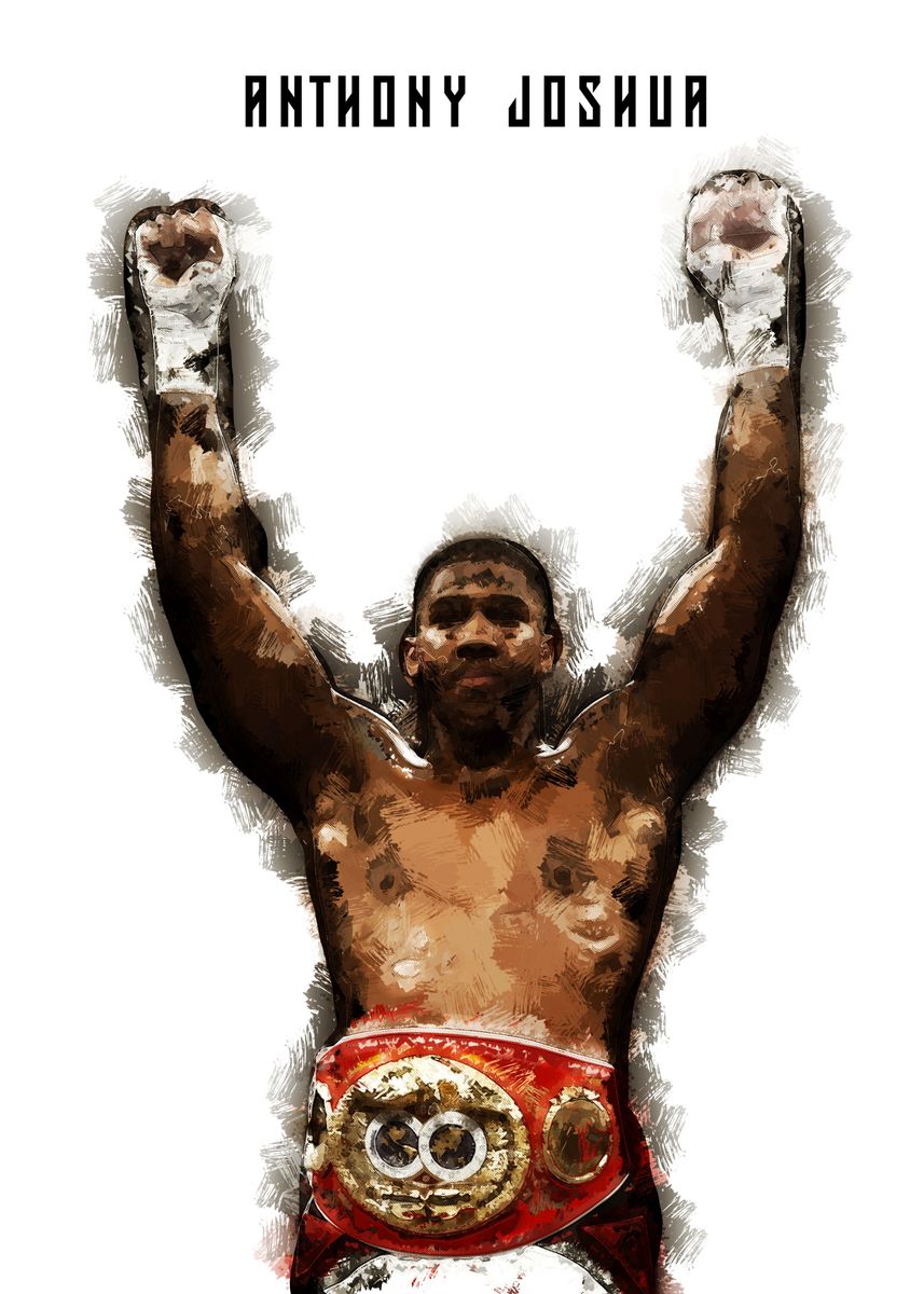 'Anthony Joshua Artwork' Poster, picture, metal print, paint by ...
