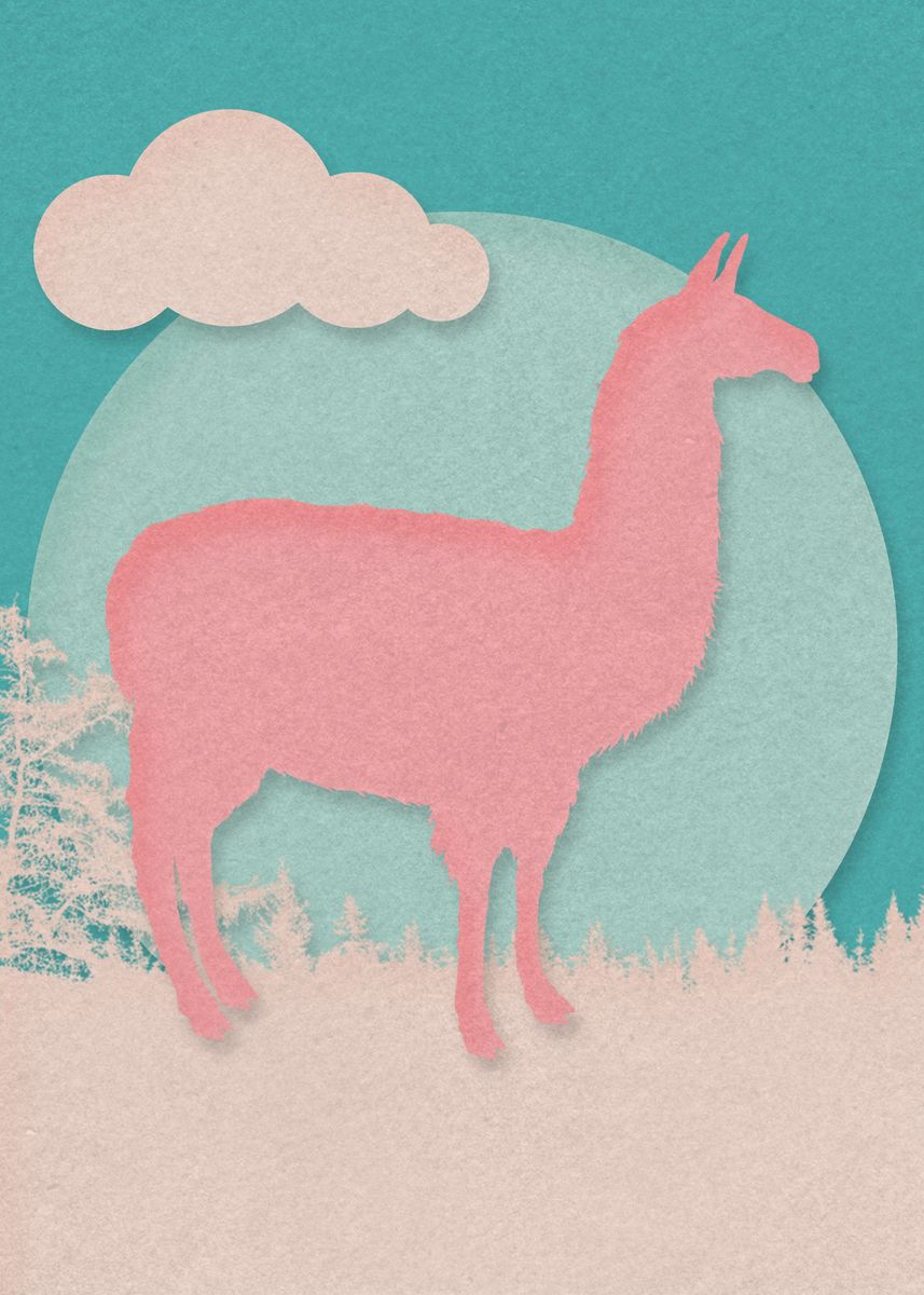 'Llama' Poster by Jay Diloy | Displate