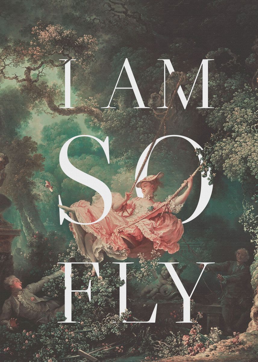 'I AM SO FLY' Poster, picture, metal print, paint by Jonas Loose | Displate