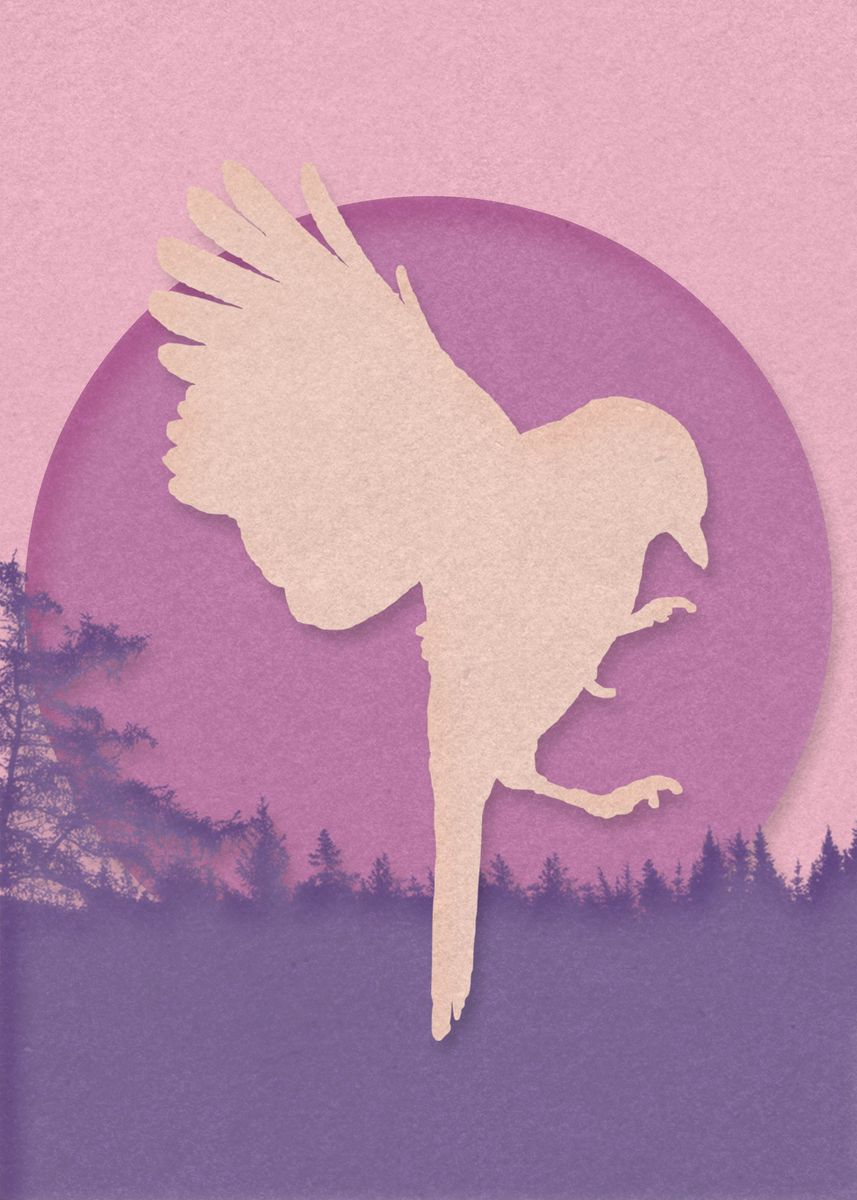 'Flying Bird' Poster by Jay Diloy | Displate