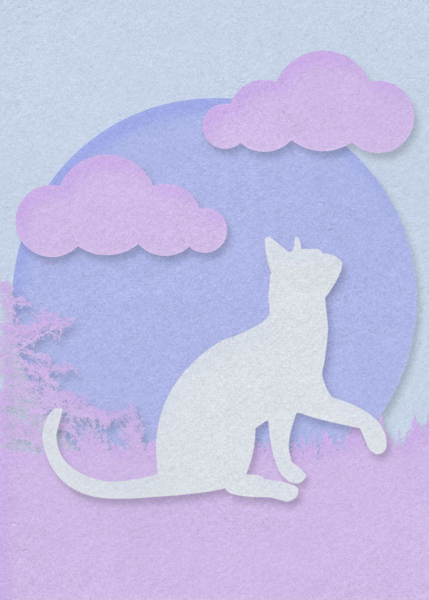 'Cute Pussy Cat' Poster by Jay Diloy | Displate