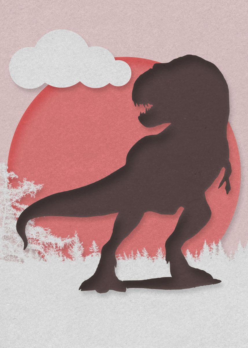 'T Rex Dinosaur' Poster by Jay Diloy | Displate