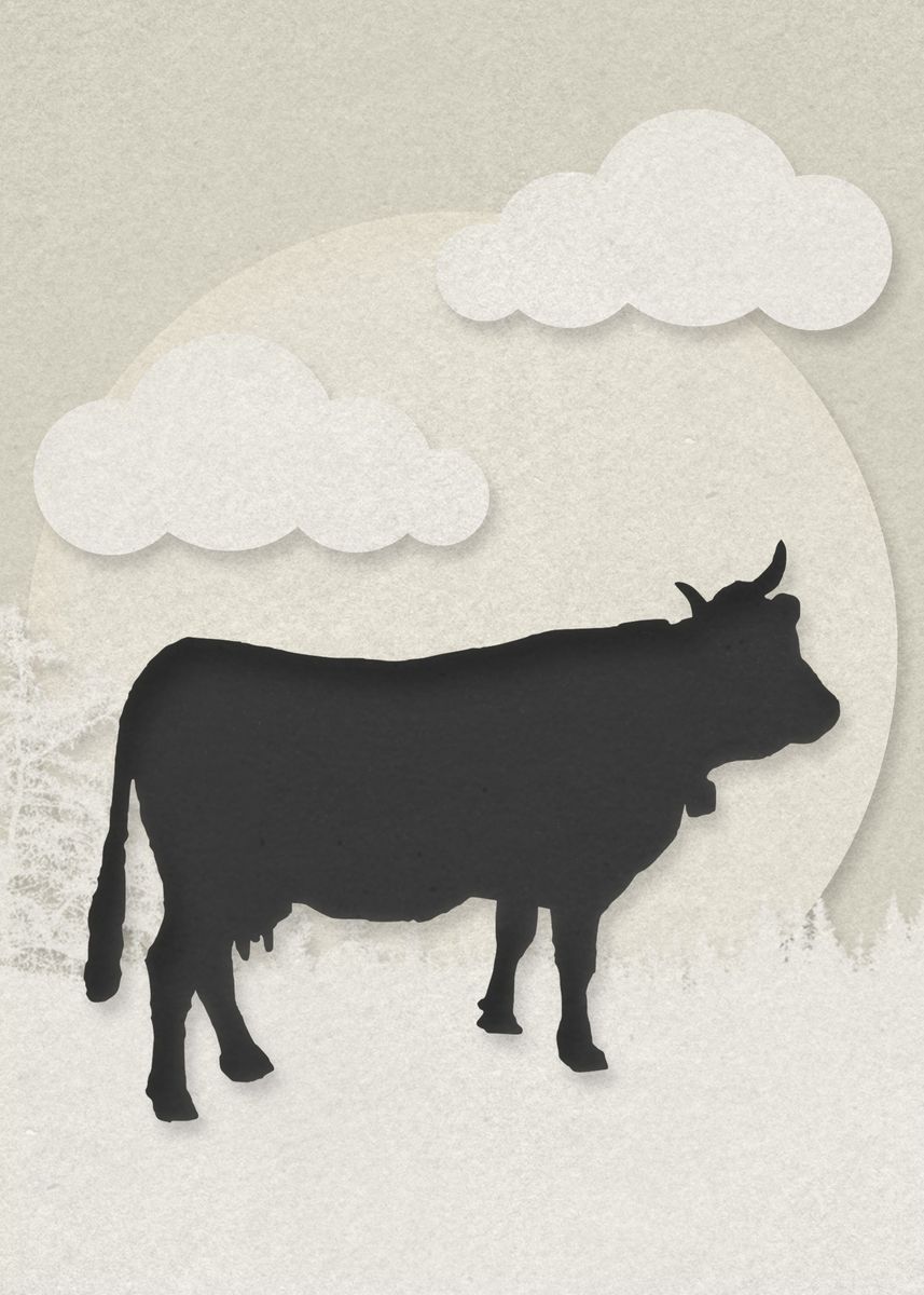 'Cattle' Poster by Jay Diloy | Displate