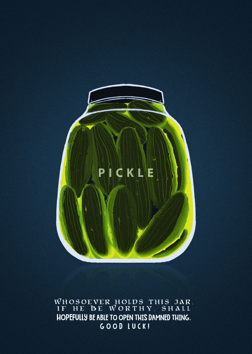 'Pickles' Poster, picture, metal print, paint by Mashz | Displate