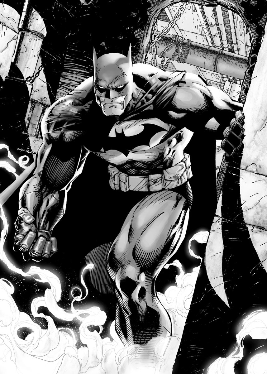 'Batman' Poster, picture, metal print, paint by DC Comics | Displate